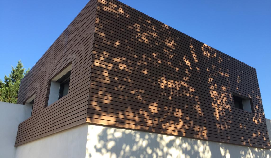 Our coextruded composite wood fence Atmosphere | Silvadec